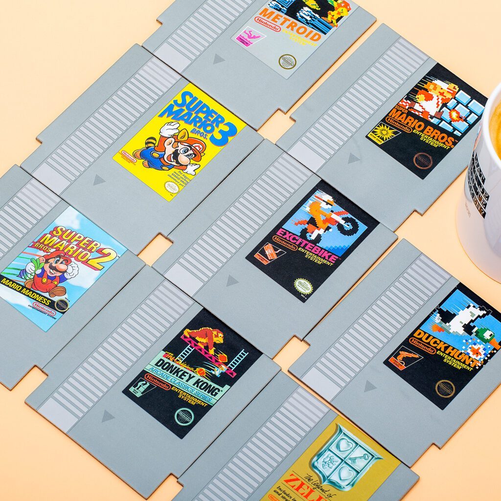 Nintendo NES Untersetzer (8er-Set) - Vripper